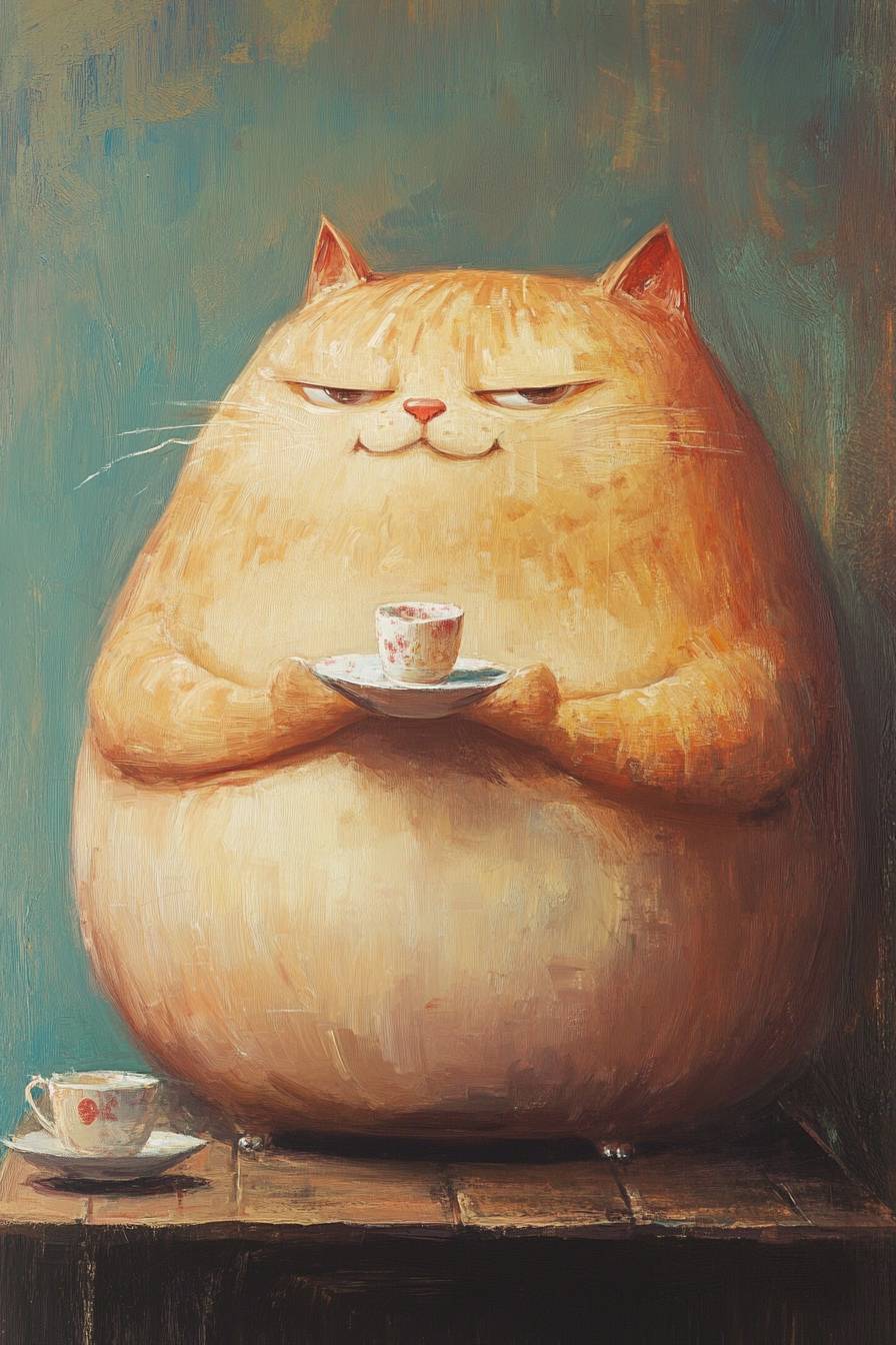 Fat Cat - MusesAI.io