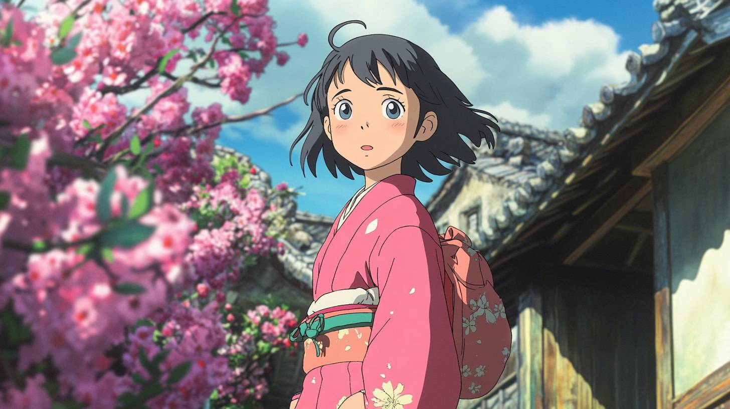 Animated film by Studio Ghibli in the style of Hayao Miyazaki, a ...