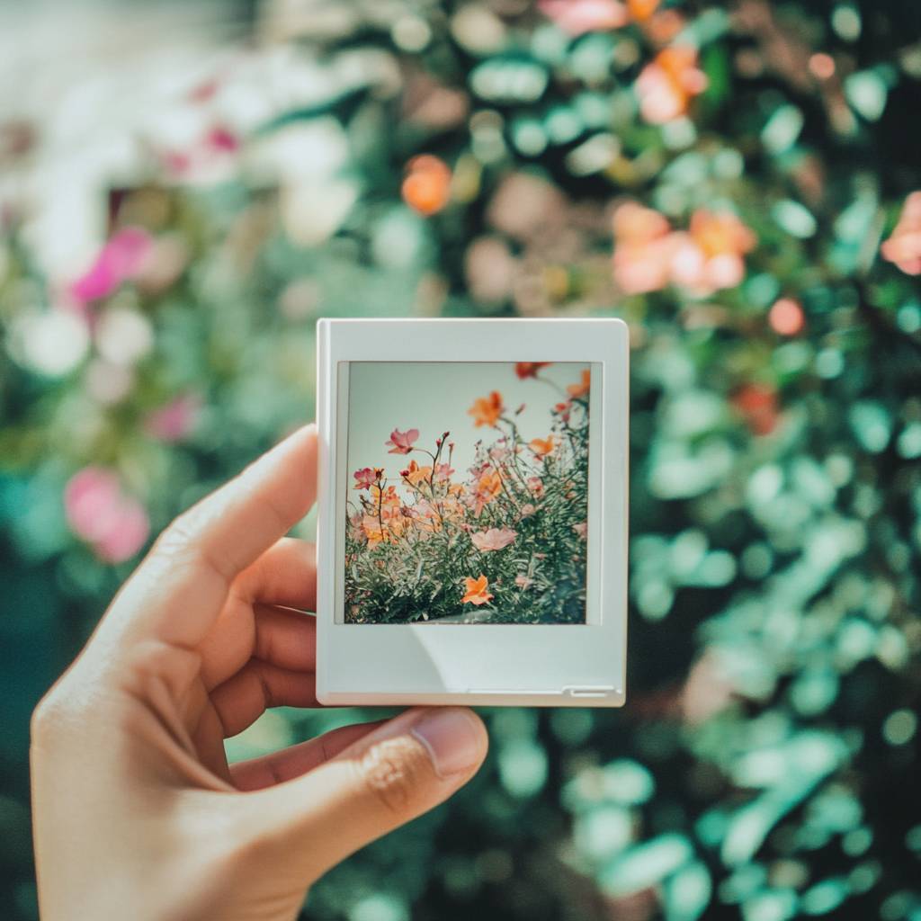 Polaroid photo at a birthday party - MusesAI.io