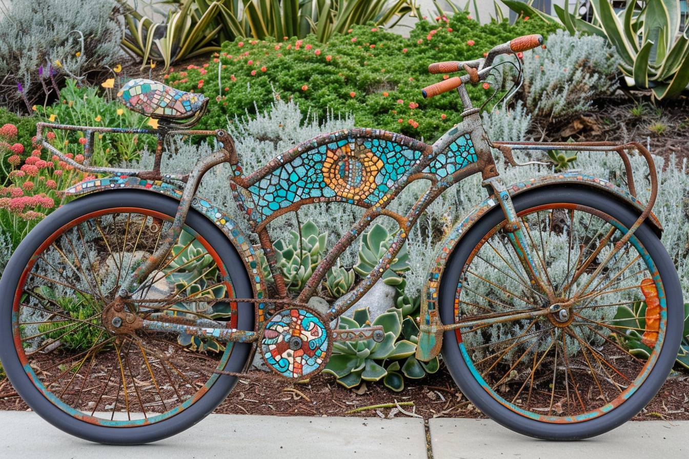 Sunrise on an alien planet with surreal flora and fauna, featuring a ...