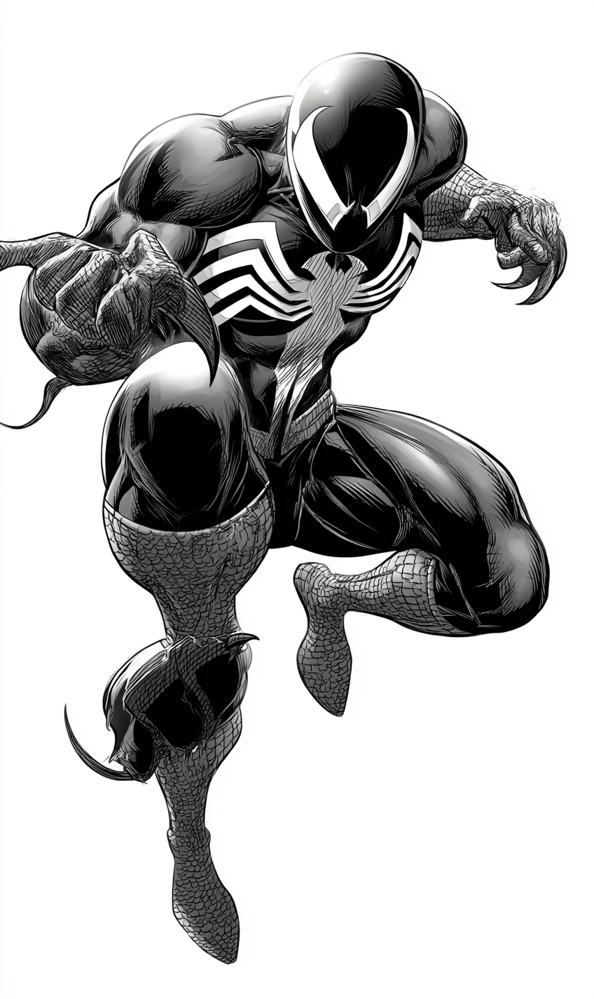 Wolverine in comic book style portrait - MusesAI.io